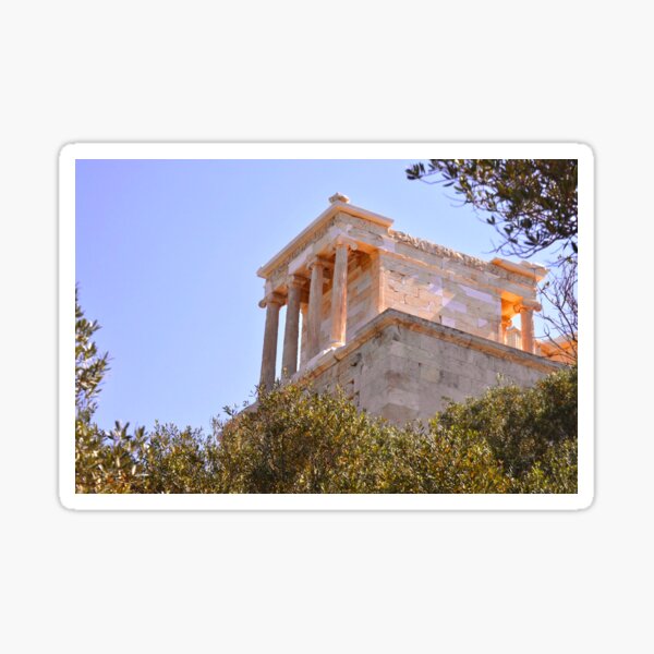 "Parthenon Acropolis Photograph" Sticker for Sale by collazodesigns ...