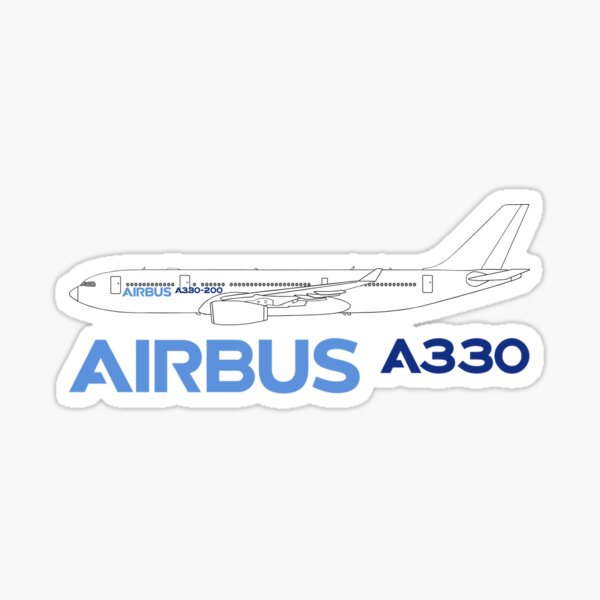 Airbus A330 Stickers | Redbubble