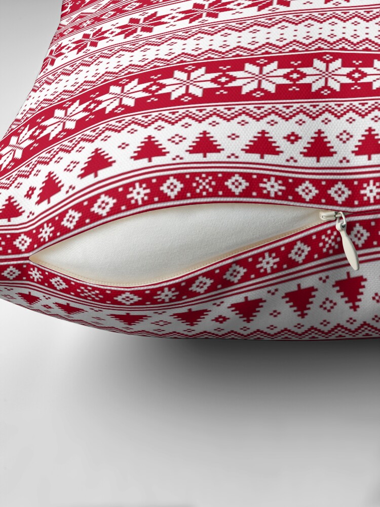 "Nordic - Scandinavian Christmas" Pillow for Sale by Susan Sowers ...