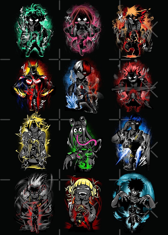 "MHA Set" by Hypertwenty Designs | Redbubble