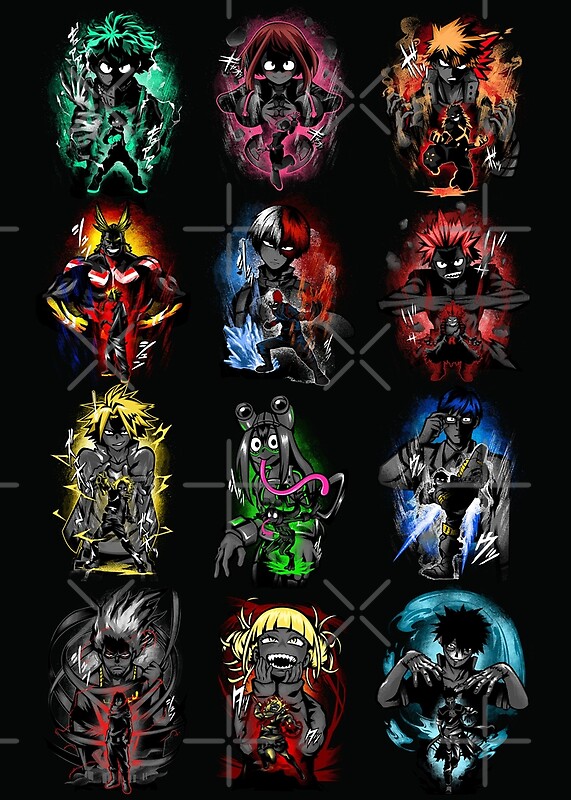 "MHA Set" by Hypertwenty Designs | Redbubble