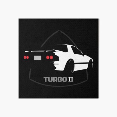 "Turbo II Mazda Rx7 FC Illustration" Art Board Print for Sale by Pshhh ...