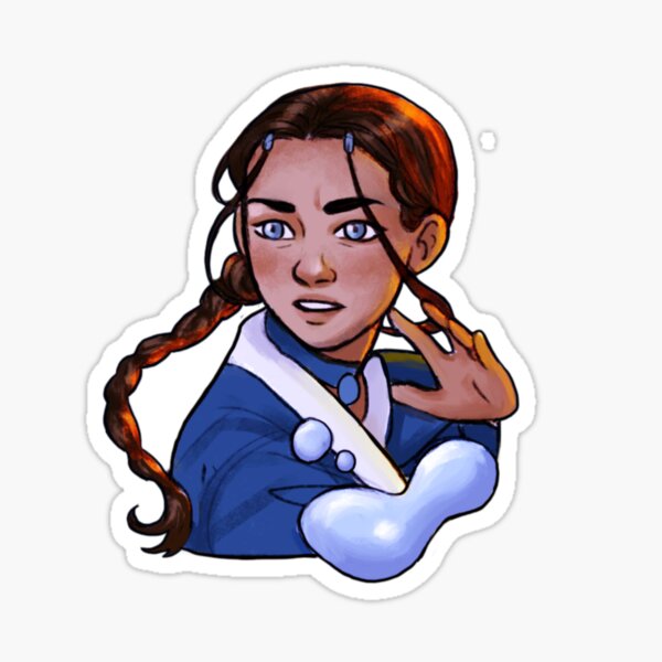 "Katara" Sticker by KarenDelaVegart | Redbubble