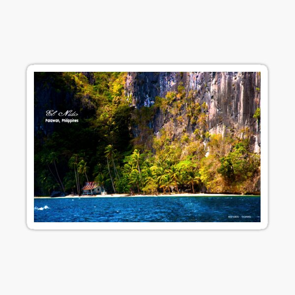 "El Nido Palawan" Sticker by captainkamote | Redbubble