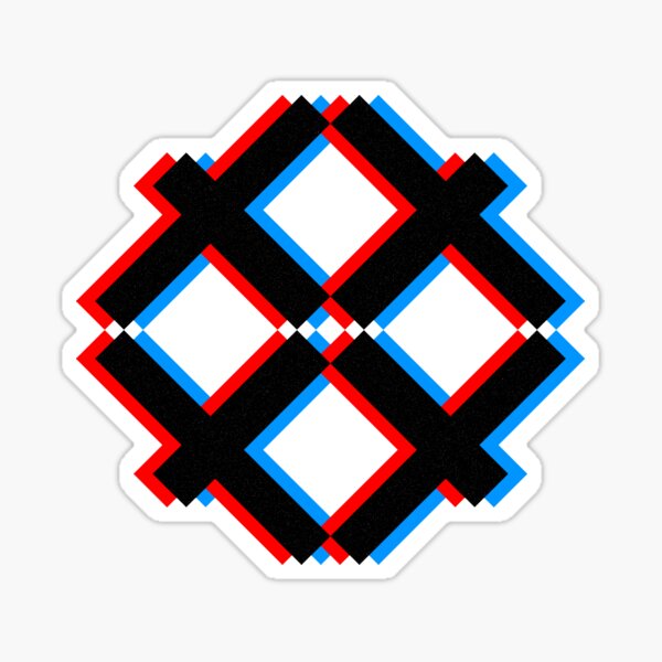 "Retro Pixel Reticle" Sticker for Sale by RetroMafiaIce | Redbubble