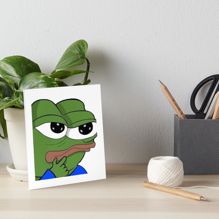 "Peepo" Art Board Print for Sale by Kemething | Redbubble