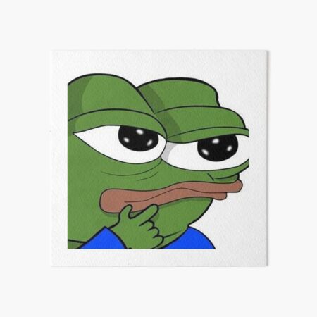 "Peepo" Art Board Print for Sale by Kemething | Redbubble