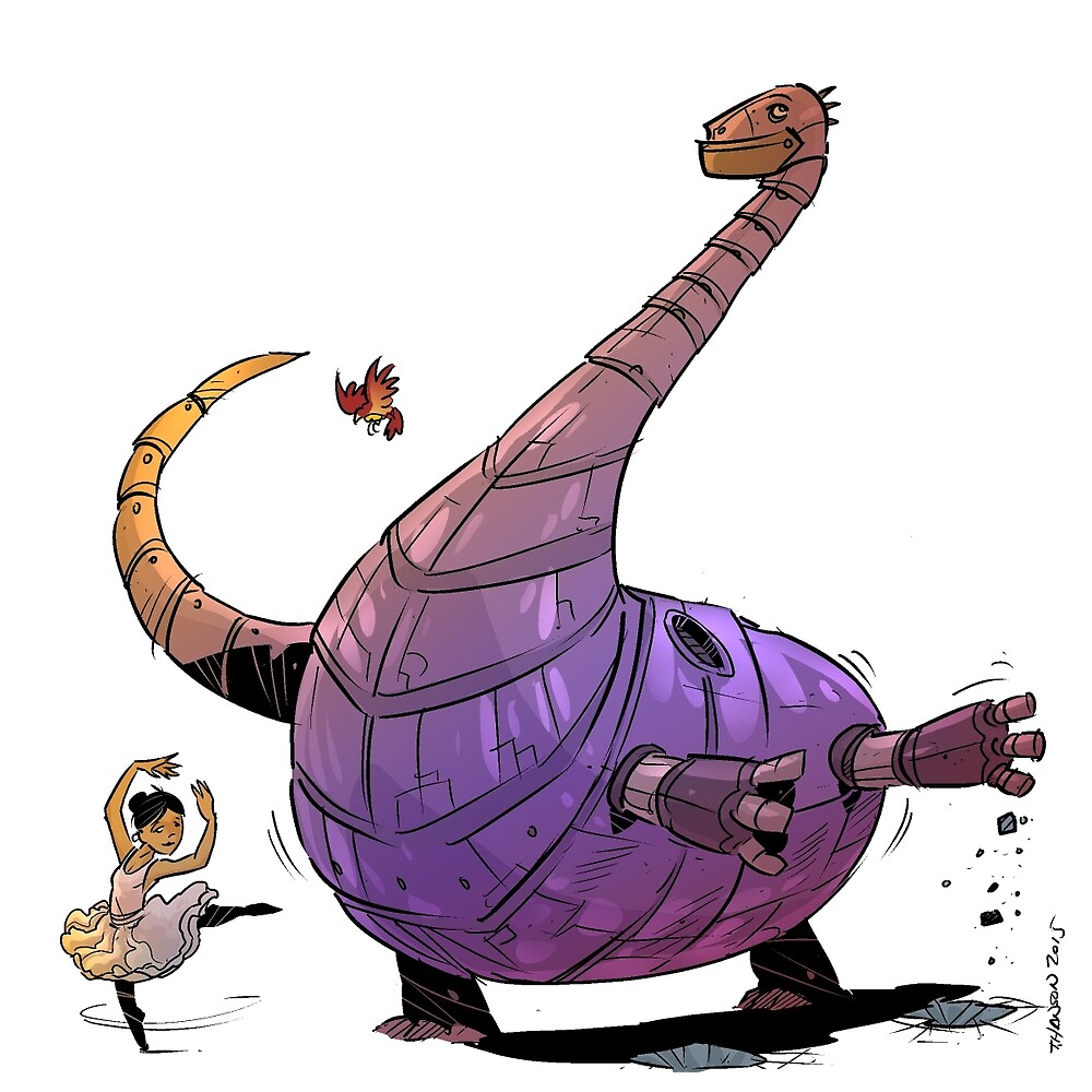 "Bronto Ballet" by Travis Hanson | Redbubble