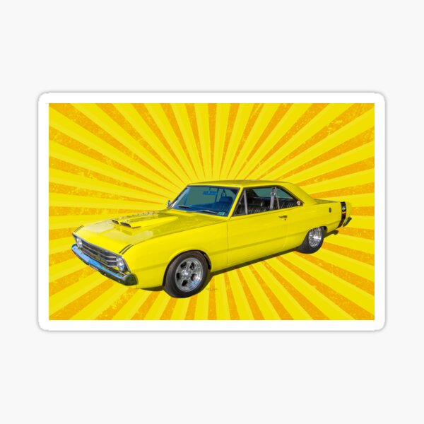 "Mopar Yellow" Sticker by cars | Redbubble