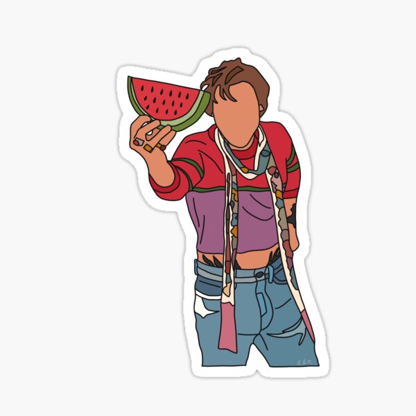 "Watermelon Sugar High MV Art" Sticker for Sale by lavenderandmilk ...