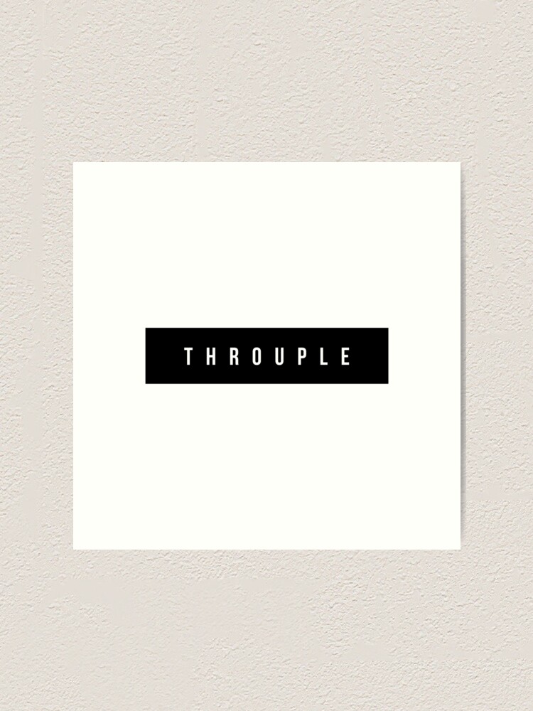 "Throuple Text Design | Throuple | Triad" Art Print by throuplescorner ...