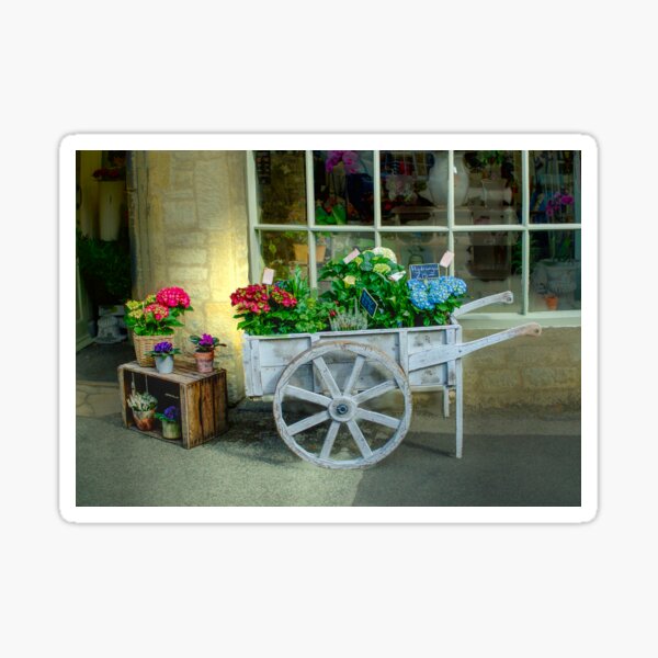"The Florist's Shop " Sticker for Sale by Alisonchambers2 | Redbubble