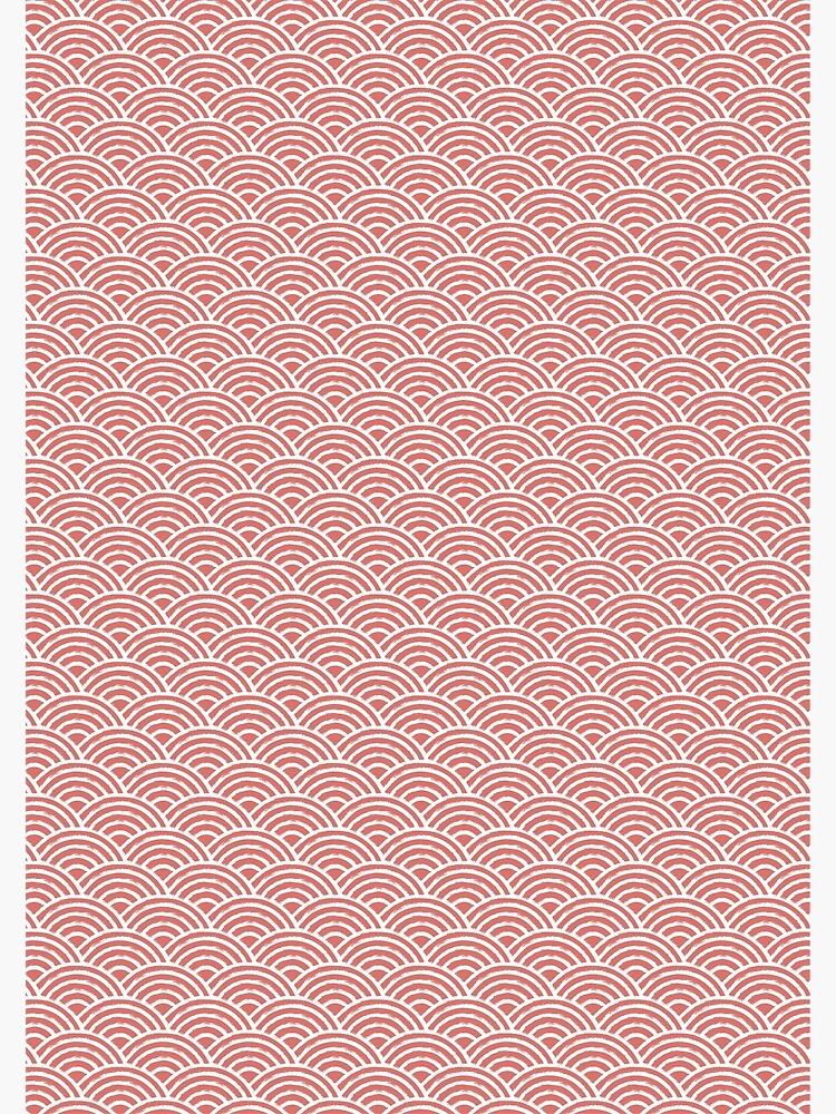 "Japanese Wave "Nami" (Rose)" Art Print by Maho-Ichikawa | Redbubble