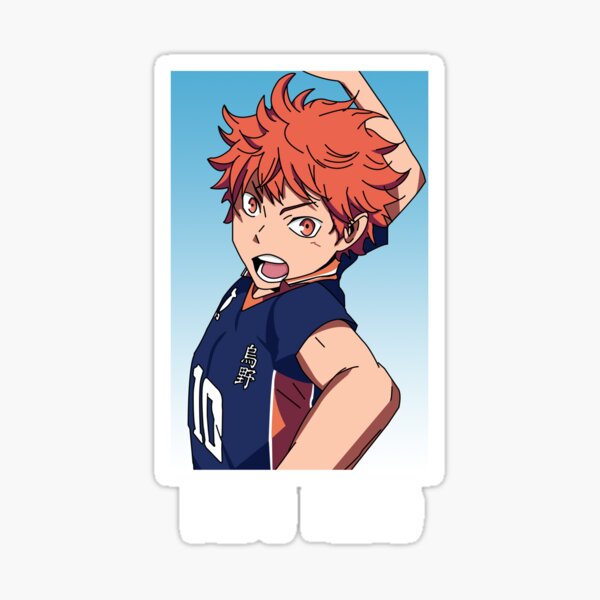 Shoyo Hinata Uniform Stickers | Redbubble
