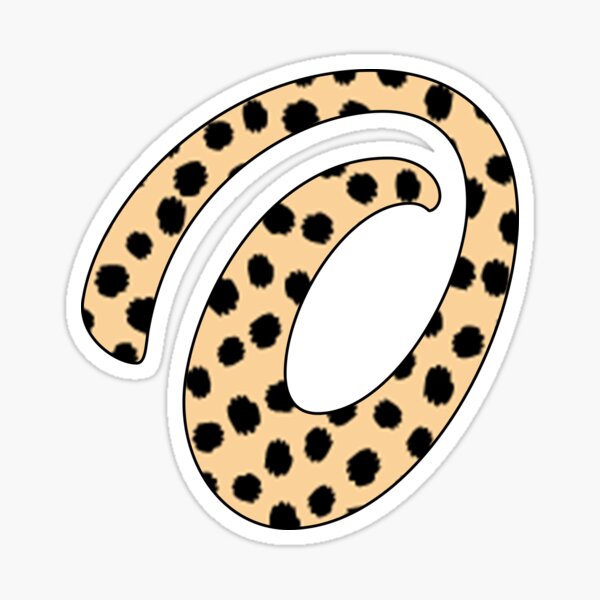"Letter O Chita " Sticker by pixel-palace | Redbubble