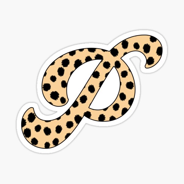"Letter P Chita " Sticker by pixel-palace | Redbubble