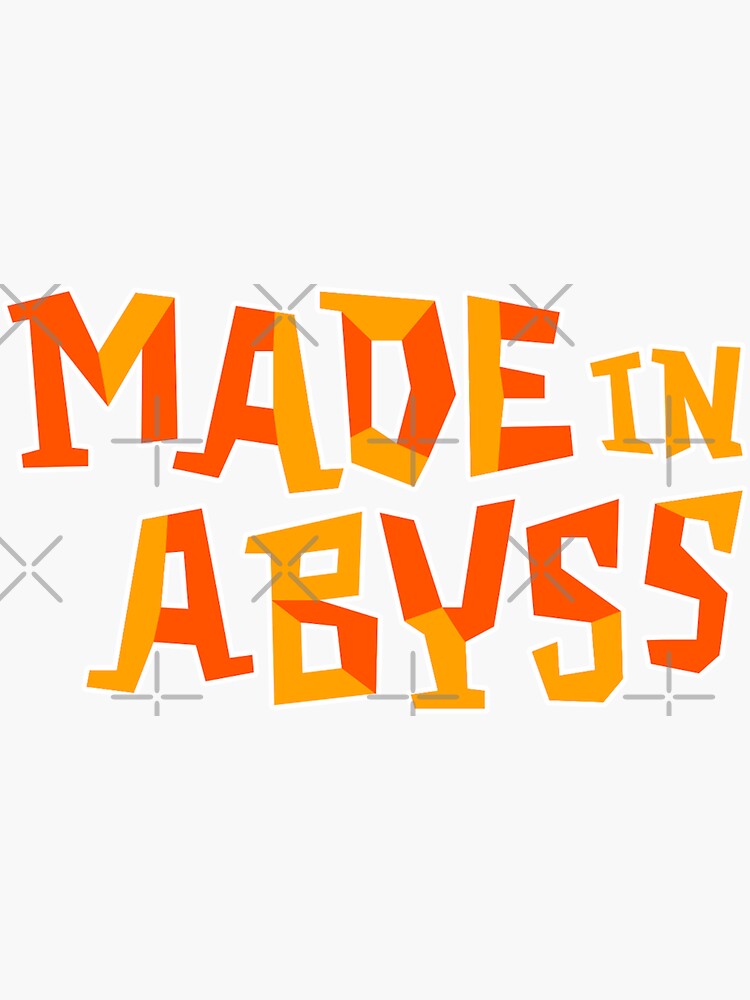 "Anime Made in Abyss Logo (1)" Sticker for Sale by otakuchaneru | Redbubble