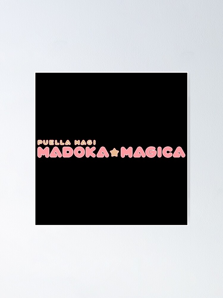 Póster «Logotipo de Anime Madoka Magica (1)» de otakuchaneru | Redbubble