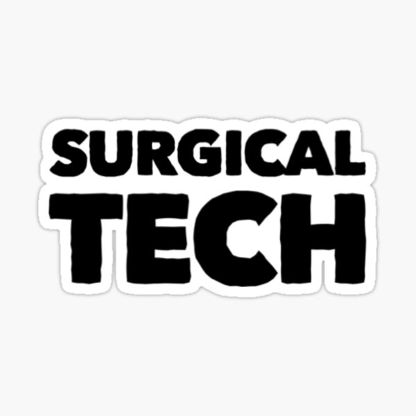 "Surgical Tech" Sticker for Sale by Marcus Wong | Redbubble