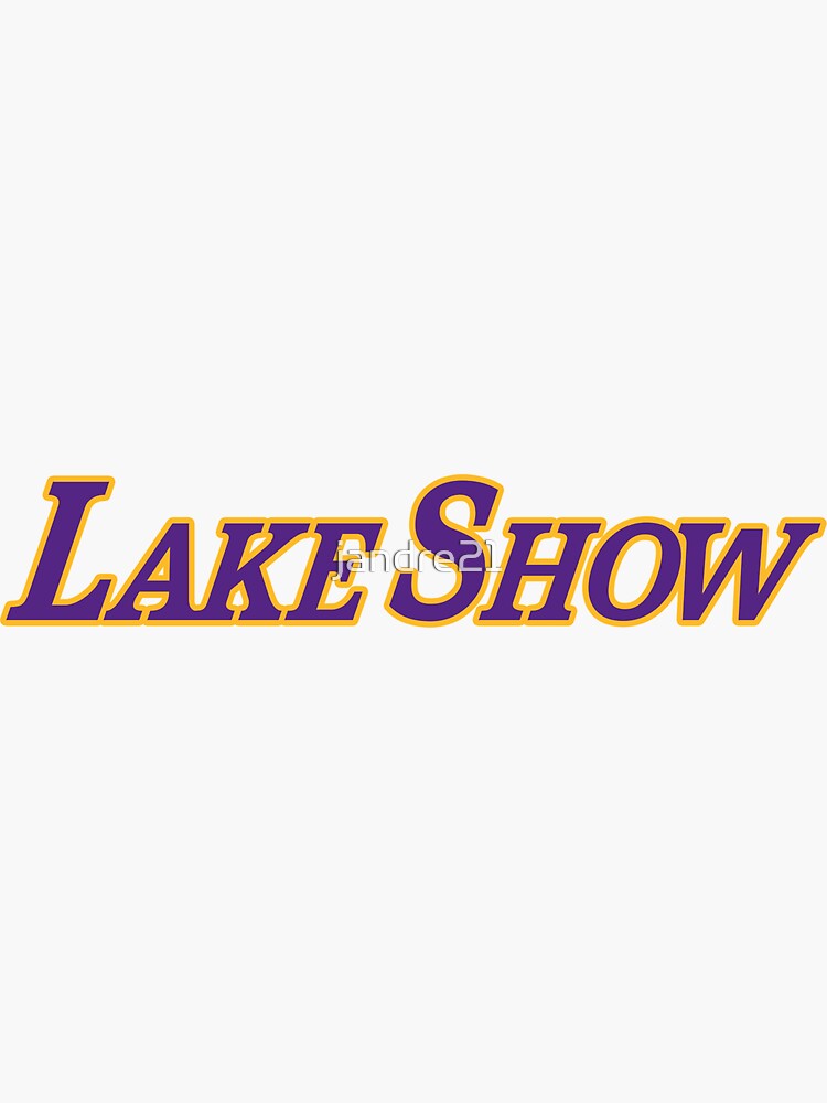 "LakeShow - Alt" Sticker for Sale by jandre21 | Redbubble