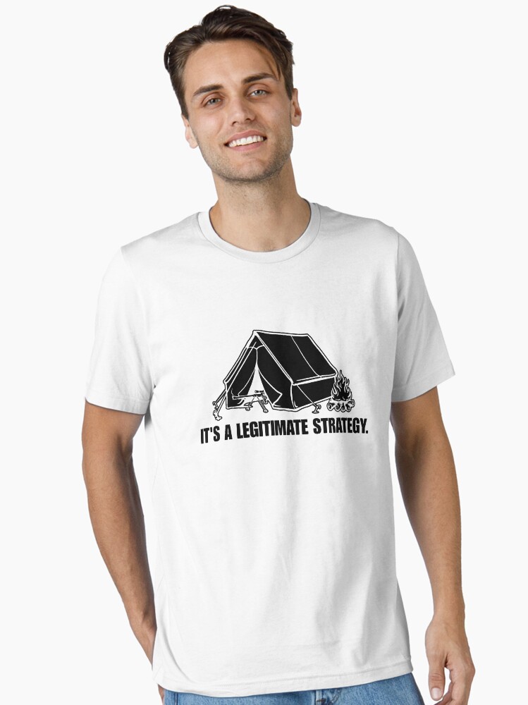 "RvB Camping its a legitimate strategy (Black)" Essential T-Shirt for ...