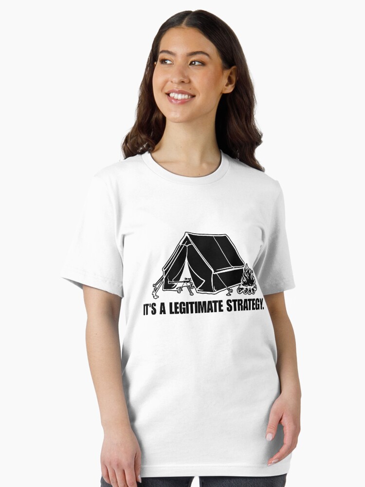 "RvB Camping its a legitimate strategy (Black)" Essential T-Shirt for ...