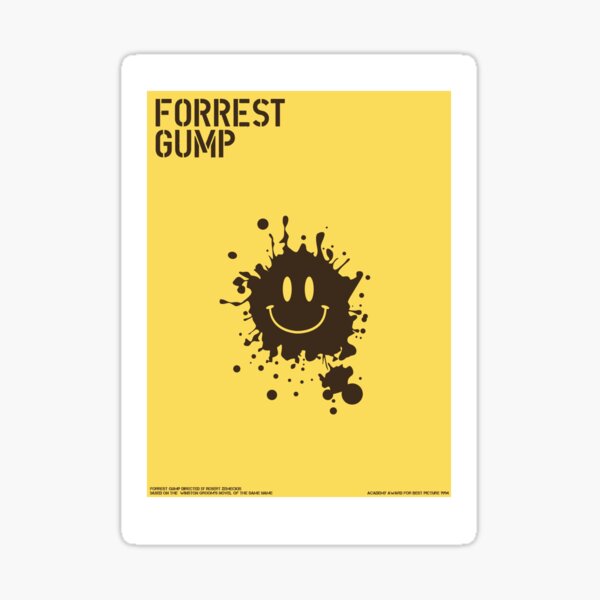 "Forrest Gump" Sticker by gimbri | Redbubble