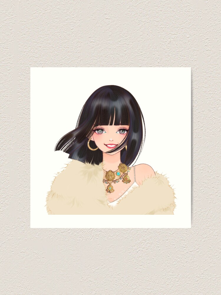 "Blackpink Lisa How You Like That Sticker" Art Print by byliyah | Redbubble