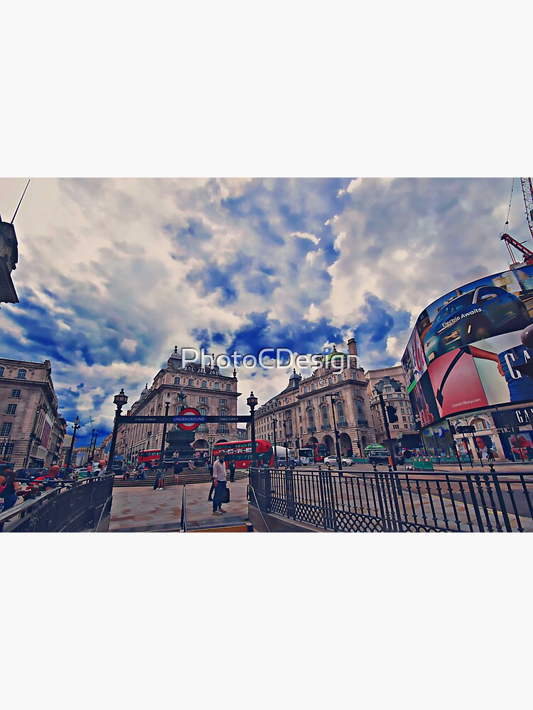 "London Piccadilly Circus" Sticker for Sale by PhotoCDesign | Redbubble