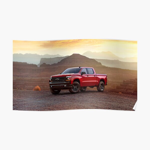 " Chevrolet Silverado LT Z71 Trail Boss Crew Cab" Poster for Sale by ...