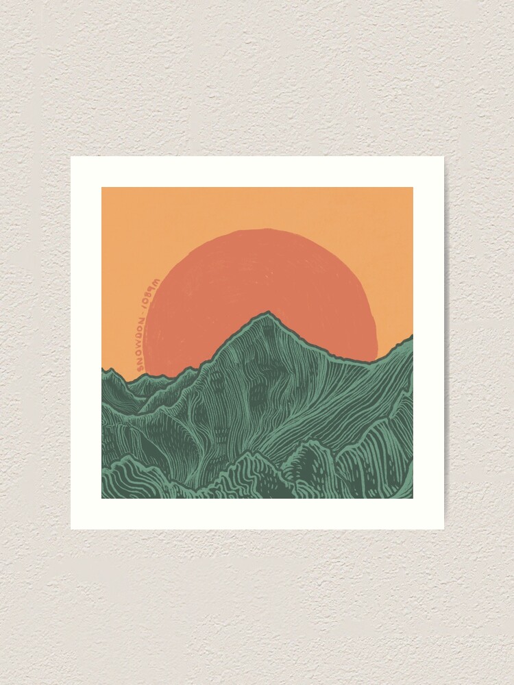 "Snowdon - Wales' Tallest Peak" Art Print for Sale by KateAlice1994 ...