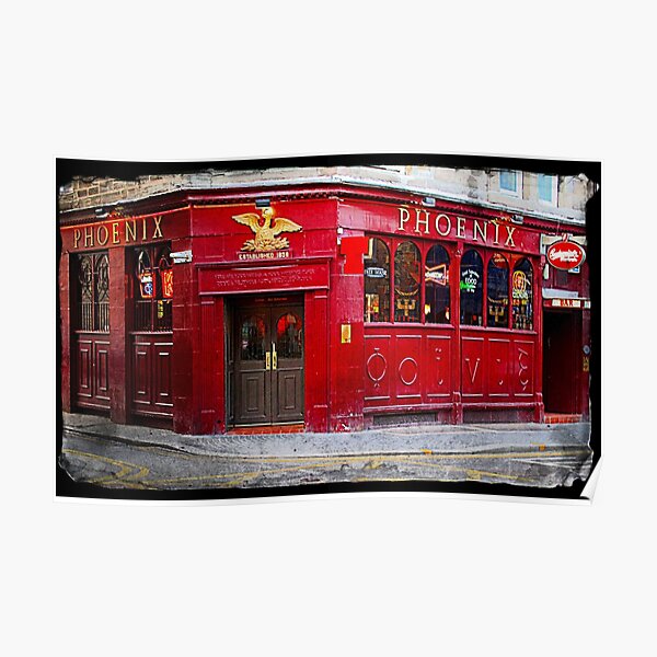 "The Phoenix Bar in Dundee Scotland" Poster by Forfarlass | Redbubble