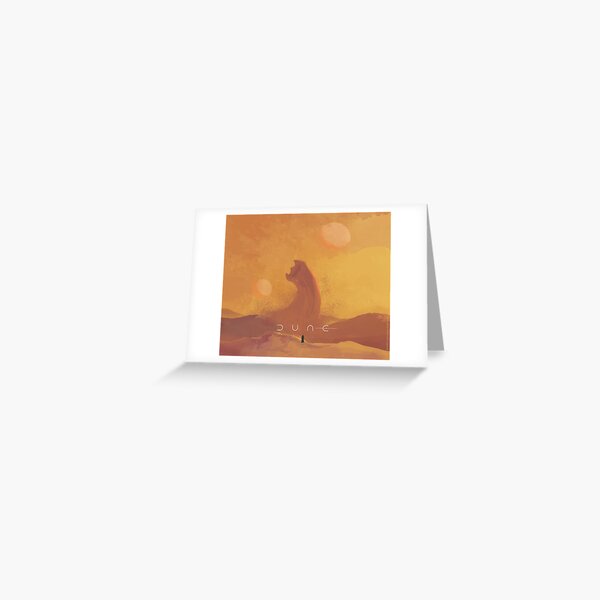 "Dune 2021. Fan Art. Sandworm" Greeting Card for Sale by Coloor | Redbubble
