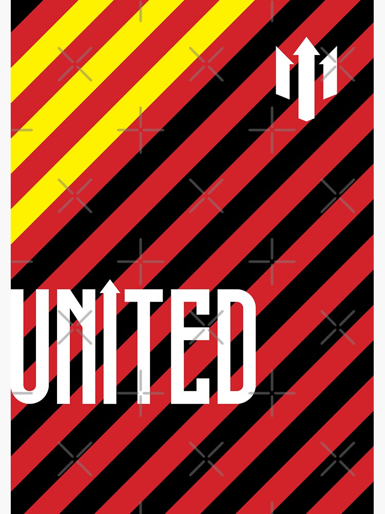 "United Classic Stripped" Sticker for Sale by supermanc | Redbubble
