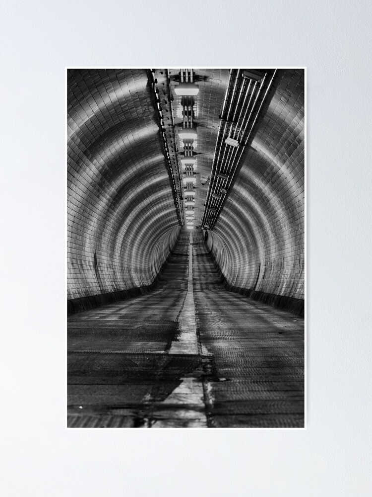 "Woolwich foot tunnel" Poster by mustardland | Redbubble
