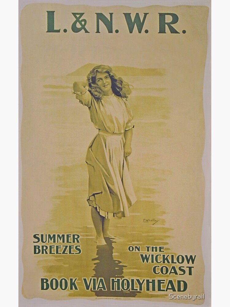 "LNWR vintage holiday excursion poster" Poster by Scenebyrail | Redbubble