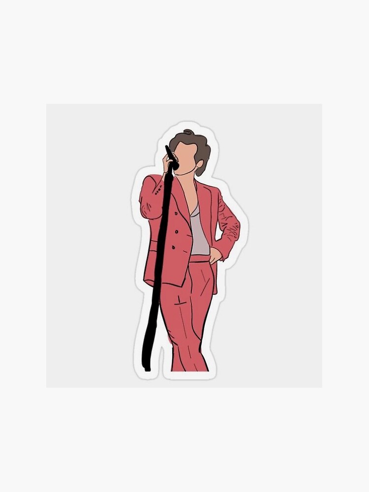 "Singer sticker" Sticker for Sale by Gluestuck | Redbubble