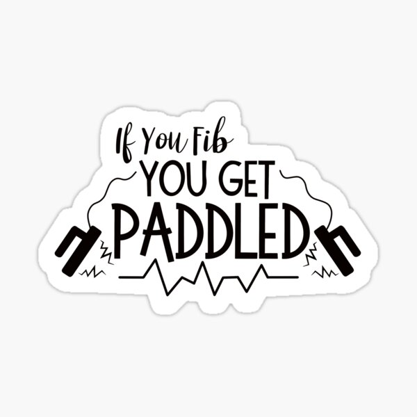 "Atrial Fibrillation Humor Sticker" Sticker by jminehartp | Redbubble