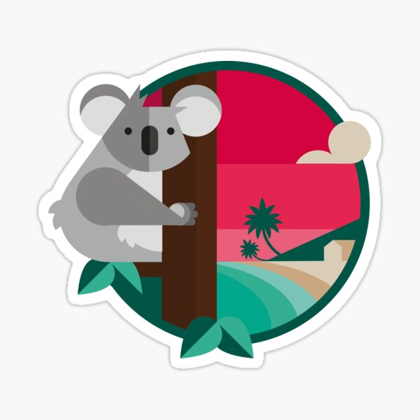 "Noosa" Sticker for Sale by thejumbleclub | Redbubble