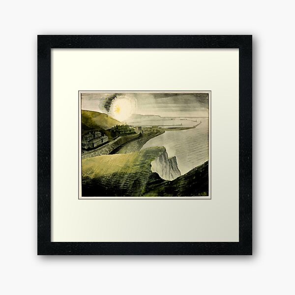 "Eric Ravilious artwork, Shelling by Night" Framed Art Print for Sale ...