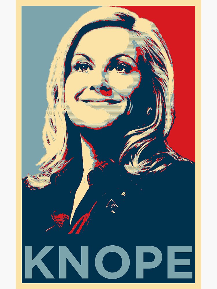 "knope" Sticker for Sale by wendyrodgers | Redbubble