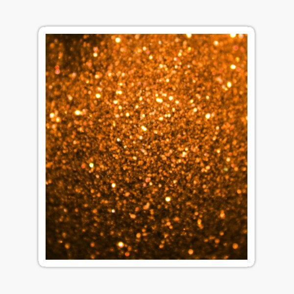 "Bronze Sparkling Glitter" Sticker for Sale by fairychamber | Redbubble