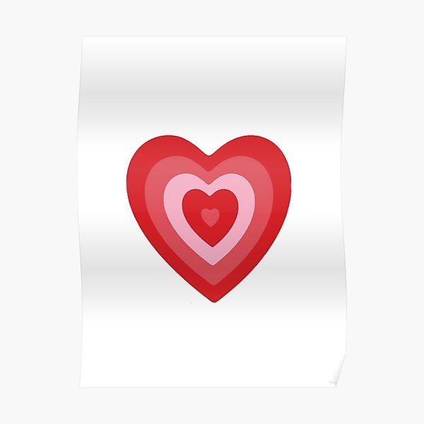 "Powerpuff girls heart" Poster by Lumbago38 | Redbubble