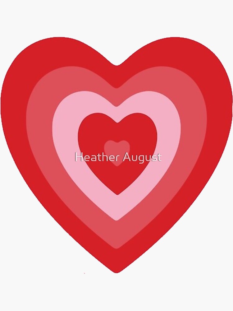 "Powerpuff girls heart" Sticker by Lumbago38 | Redbubble
