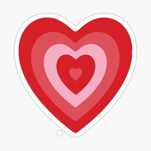 "Powerpuff girls heart" Sticker by Lumbago38 | Redbubble