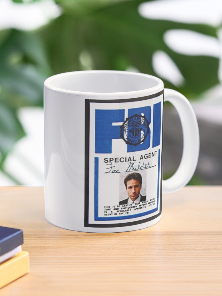 "fox mulder badge" Coffee Mug for Sale by wendyrodgers | Redbubble