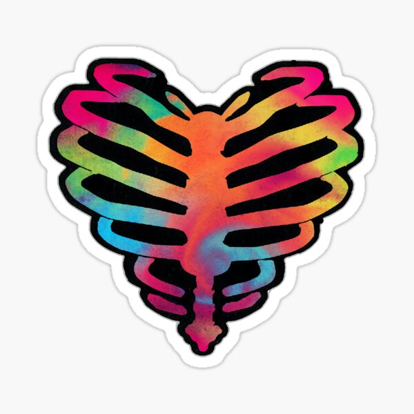 Rib Cage Stickers | Redbubble