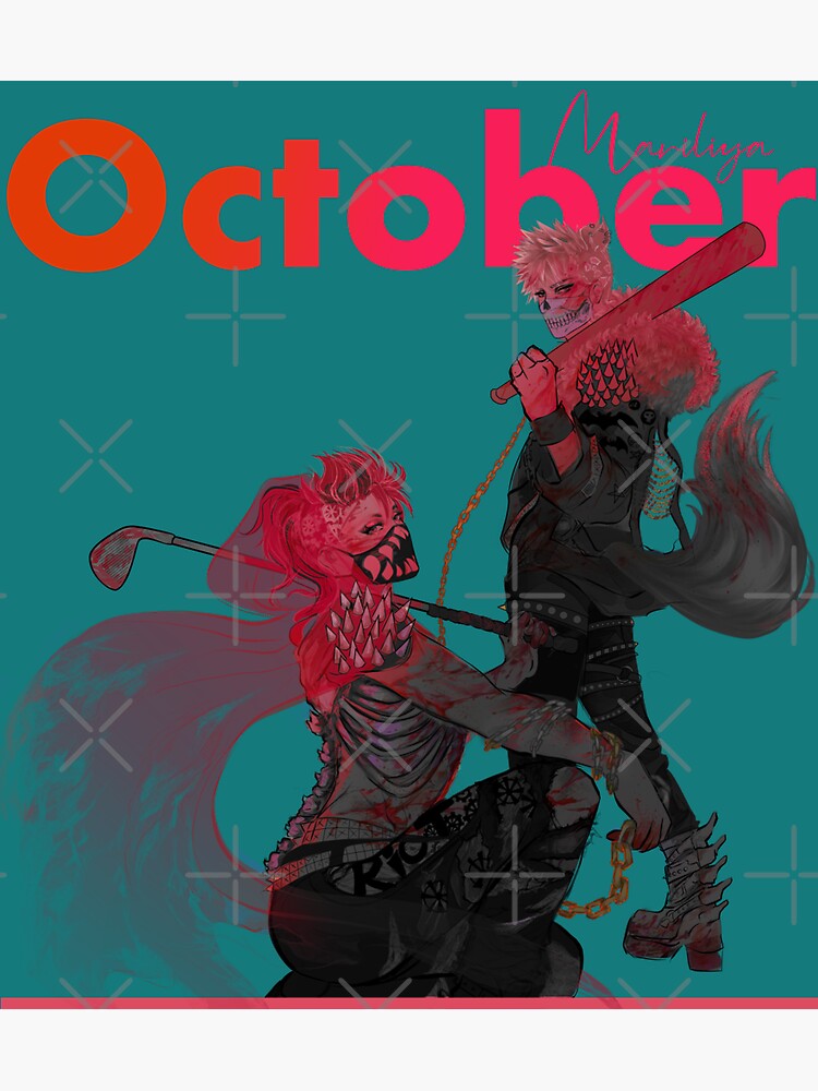 "punk halloween" Sticker for Sale by Mari-Firefly | Redbubble