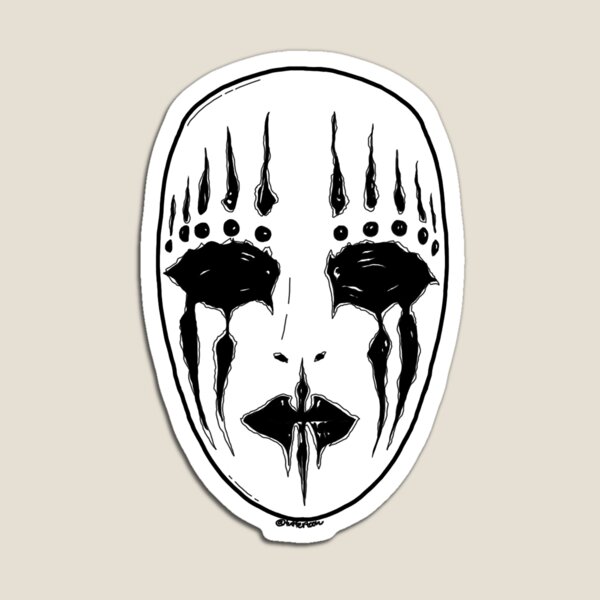 "White Mask with Markings and Scars" Magnet for Sale by Tuffertoon ...