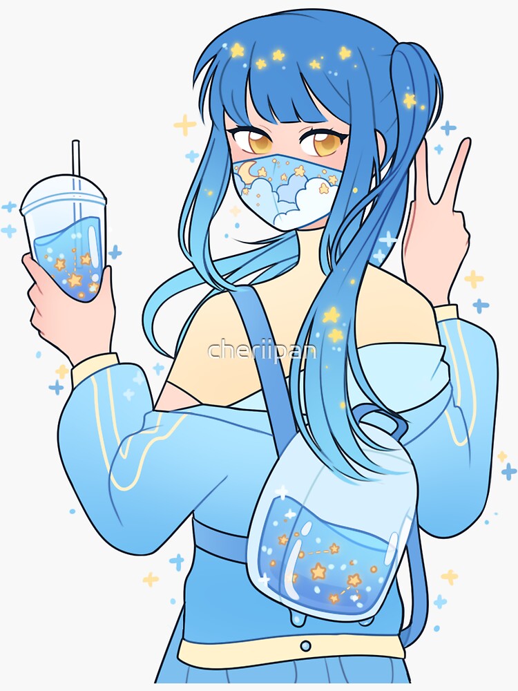 "Casual Lapis" Sticker by cheriipan | Redbubble